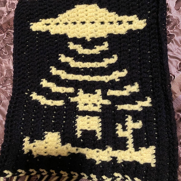 Sos Scarfmania Aliens! Mosaic Crochet Pattern Collection - Etsy