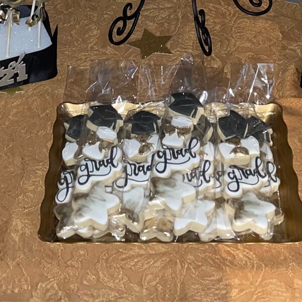 Graduation Cookies Class of 2025 Mini Cookies - Pack of 8 - Etsy