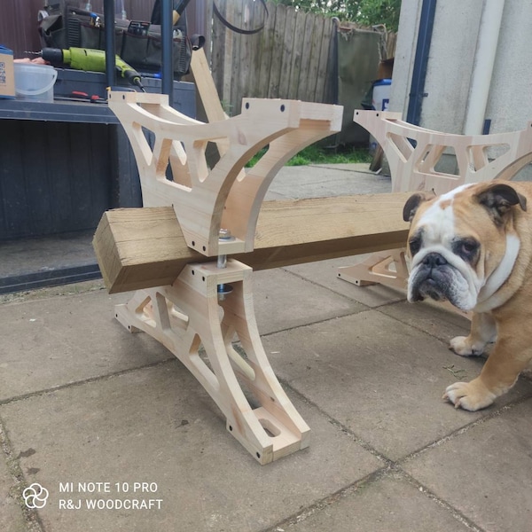 CNC Router Files for Wooden Table Legs, Industrial Style. - CNC Vector ...