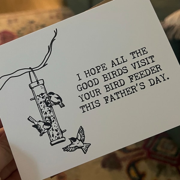 Father's Day Card for Dad for Bird Loving Dad | Bird Watching Father's ...