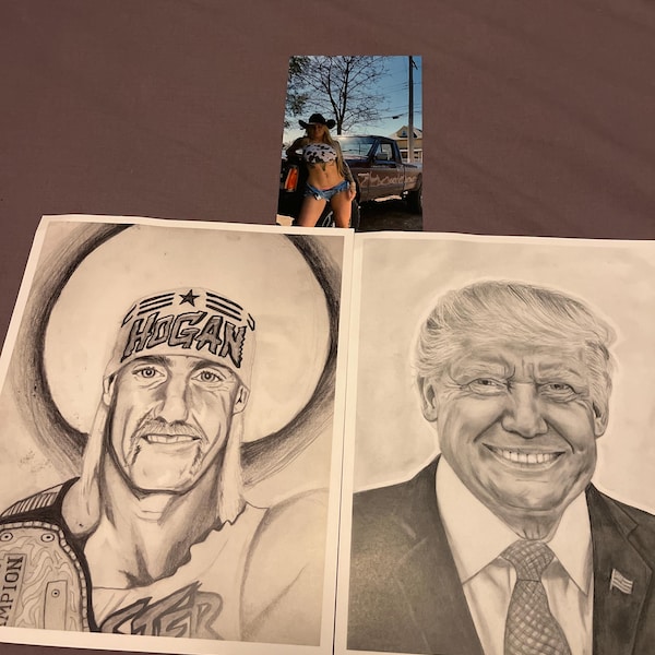 Hulk Hogan Drawing by Alexis XJ - Etsy