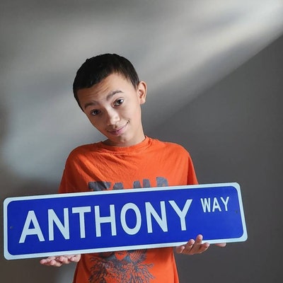 Anthony Anthony Sign Anthony Gift Child Gift Grandchild - Etsy