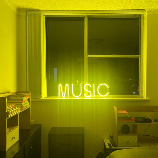 Music Neon Sign, Music Neon Light, Music Led Sign, Music Light Sign ...