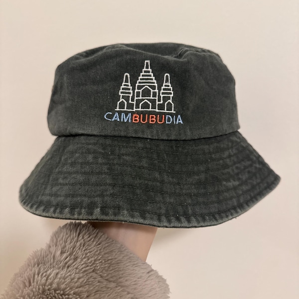 Customized Embroidered Bucket Hat Custom Text Embroidery Bucket Hat ...
