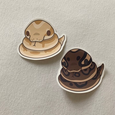 Ball Python Stickers, Cute Snake Stickers - Etsy