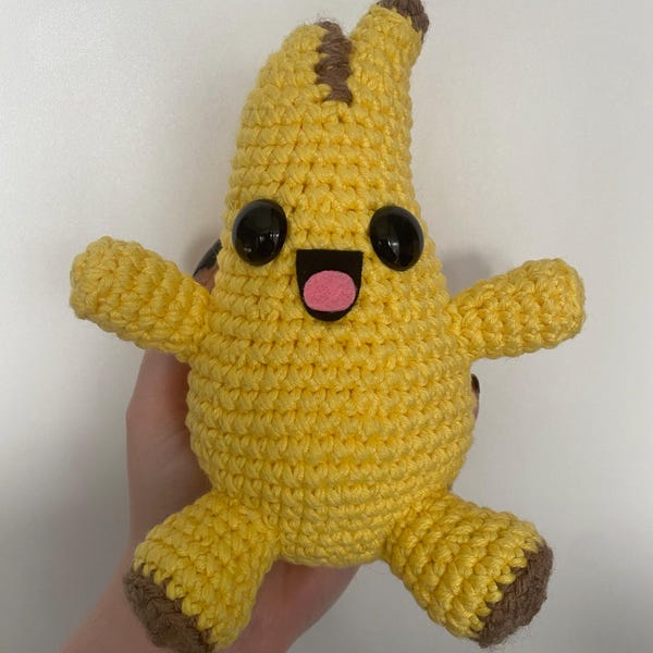 Cute Banana Peely Plush Crochet Pattern PDF - Etsy