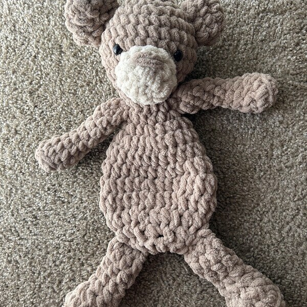 Pattern: Buddie the Bear Snuggler Pattern, Crochet Bear, Crochet ...