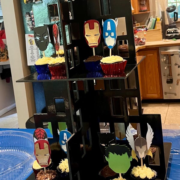 Deadpool Vs Wolverine Cupcake Toppers/ Deadpool Vs Wolverine Party - Etsy