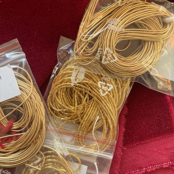 Burgundy Color Embroidery Wire, French Metallic Wire, Nakshi, Bullion ...