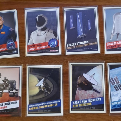 Spacex Baseball Card Bundle of 6 Cards - Etsy