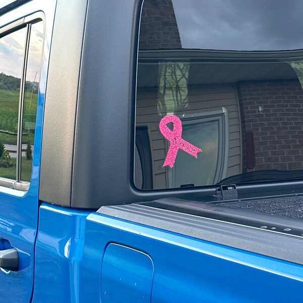 Rhinestone Breast Cancer Decal | Breast Cancer Pink Ribbon | Cancer ...