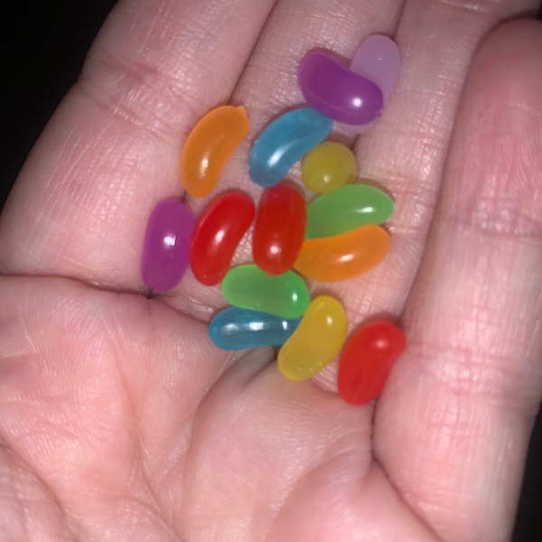 100pcs Fake Small Size Jellybeans NOT Actual Size (see Pics) Charms NOT ...