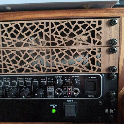 Nice-racks 2-space Studio Rack, Choose Your Depth, Choose Your Stain ...