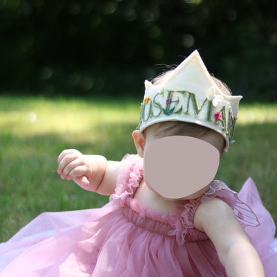 Name Crown Personalized Crown Birthday Crown Reversible Crown Organic ...