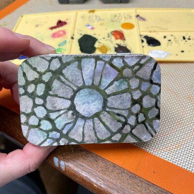 MICA DOTCARDS Handmade Watercolors Mica Metallic Dot Cards Sample Sets ...