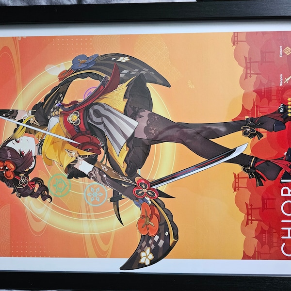 Raiden Mei Shadow Dash Honkai Impact 3rd Anime Art Print Poster ...