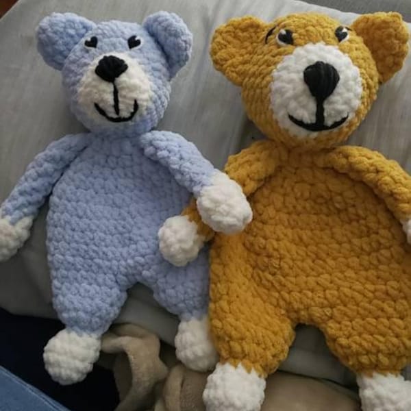 Bear Snuggler Amigurumi , Plushie Snuggler Bear , Crochet Pattern Bear ...