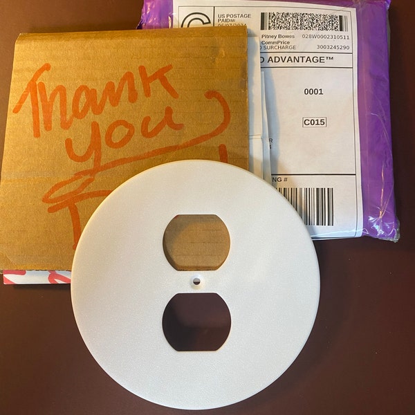 Round Circle Outlet Cover - 3D Printed - Etsy