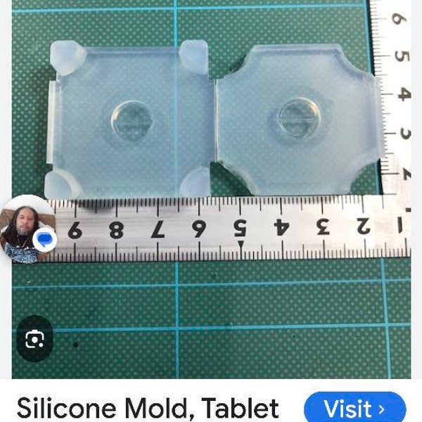 Silicone Mold, Tablet Pill Mold, Miniature Pill / Tablet Charms ...