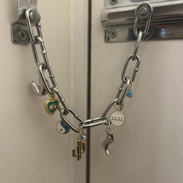 18K Gold Filled Snake Pendant,silver Snake Charms Bracelet Necklace for ...