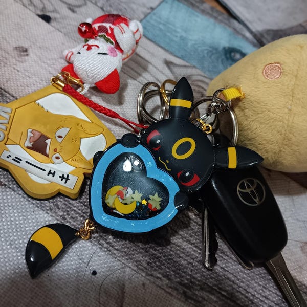 Made To Order Heart Eeveelution Resin Shaker Anime Cosplay Pocket Monster Etsy