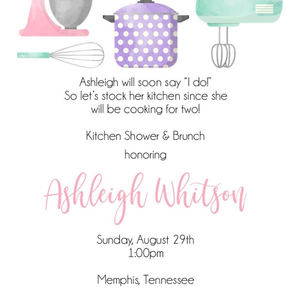 Kitchen Clipart Set With Watercolor Texture Baking, Chef, Image ...