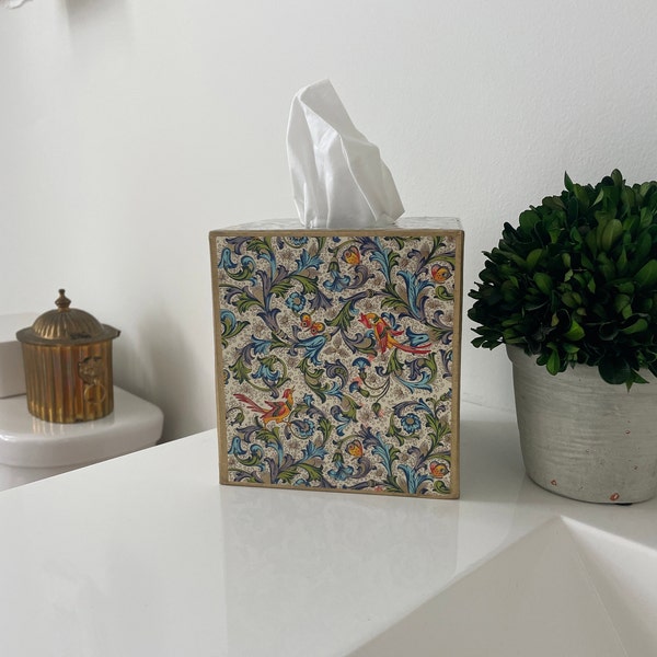 Italian Florentine Tissue Box Cover No. 2 - Etsy