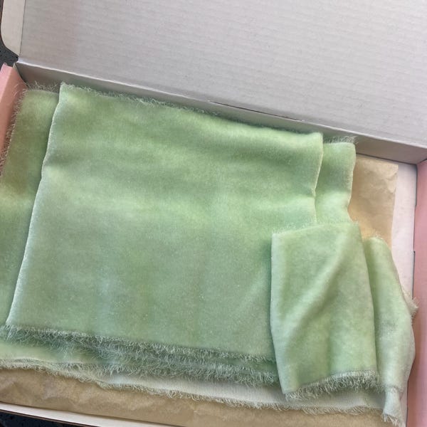 Chestnut Silk Velvet Ribbon - Hand Dyed Silk Velvet Ribbon, Bouquet ...