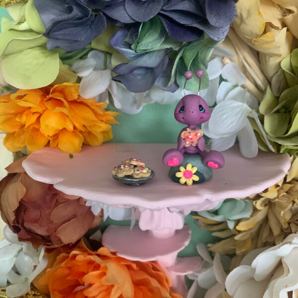 Ant Tiny Tan Ant Polymer Clay Insect Figure Sculpted Bug Figurine OOAK ...