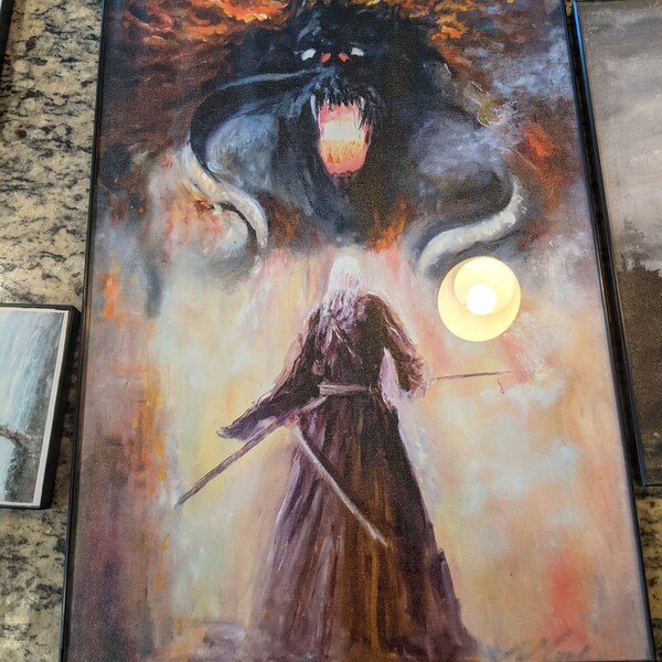 Morgoth Vs Fingolfin Print | Canvas Poster Print - Silmarillion ...