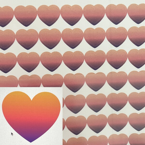 Heart Custom Stickers, Heart Custom Labels, Heart Stickers, Heart ...