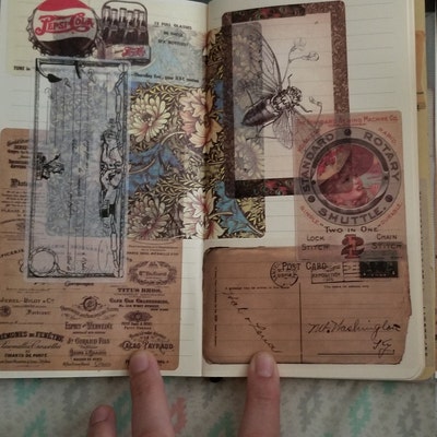 50PCS Vintage Journaling Stickers Stickers Pack, Ephemera, Junk ...