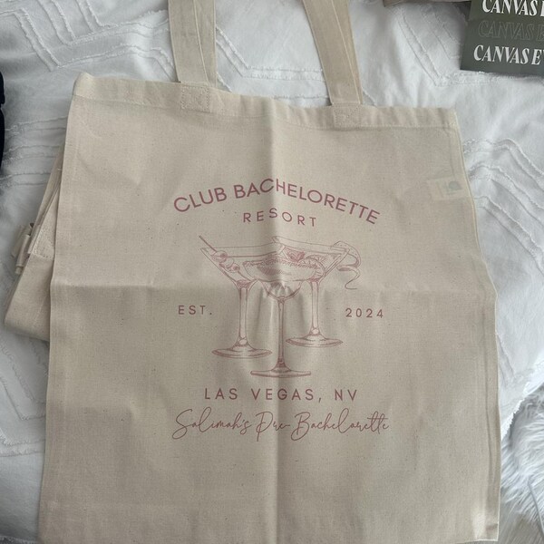 Personalized Monogram Tote Bag Custom Tote Name Tote Name Initial Bag ...