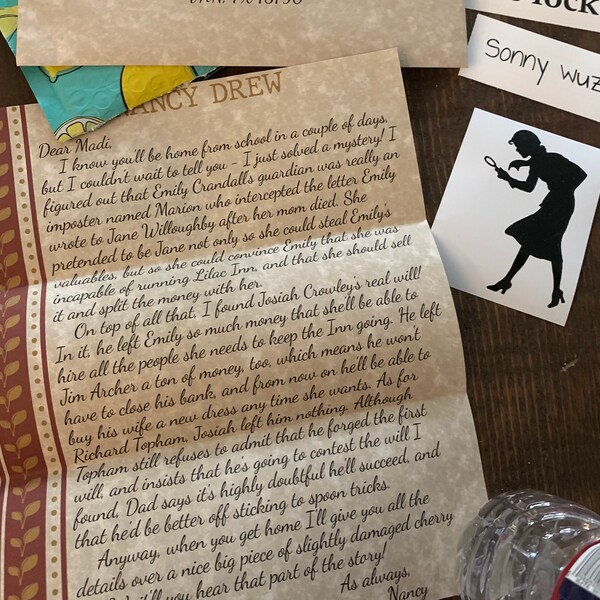 Custom Letter From Nancy Drew - Etsy