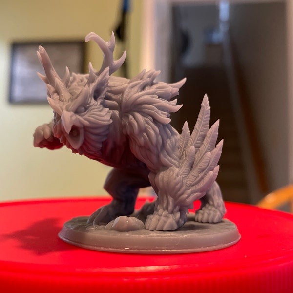 Druid Beast Form (large Figure) / Dnd / 5e / Pathfinder / Artisan Guild ...