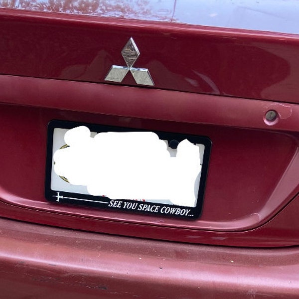 Swordfish See You Space Cowboy License Plate Frame - Etsy