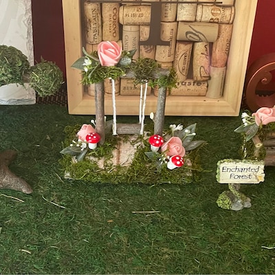 Enchanted Forest Sign, Woodland Sign, Enchanted Fairy Garden Sign ...