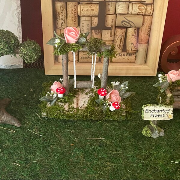 Enchanted Forest Sign, Woodland Sign, Enchanted Fairy Garden Sign ...