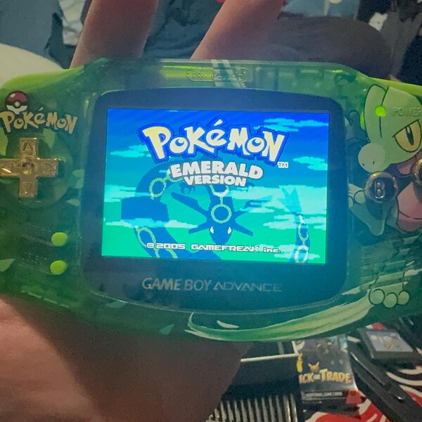 KIRBY Custom Gameboy Advance SP W/ Backlit IPS V5 Screen, Enhanced ...