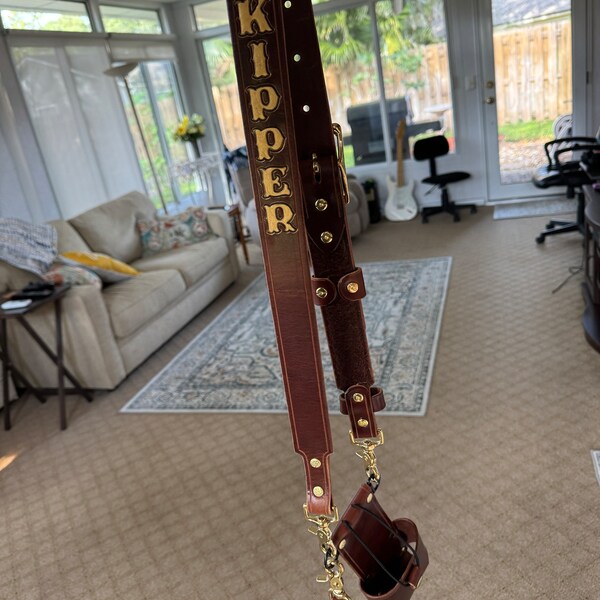 Leather Flashlight Strap With Quick Release COBRA Buckle - Etsy