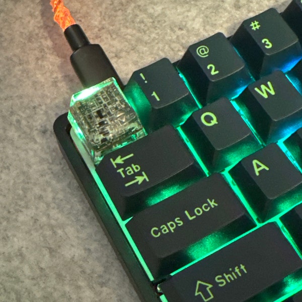 Circuit Board Chip Keycap, Artisan Keycap, Keycap Set for MX Cherry ...