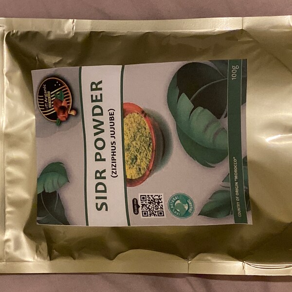 Pure Sidr Leaf Powder, Lote Tree Leaves Powder for Ruqyah Jin Sihr ...