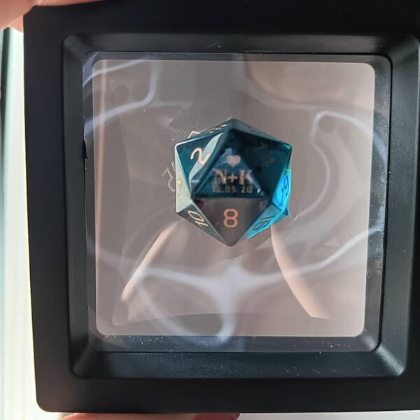 Custom D20 - Custom Dnd Dice Set, Custom Dice, Personalised Dnd Gifts ...
