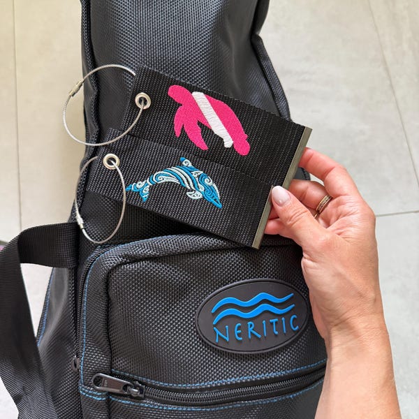 Luggage Tag, Gear Bag, Scuba Diving Bag Tags | Embroidered ID Tags for ...