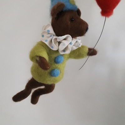 Felt and Dandy Dancing Bear Needle Felting Kit - Etsy