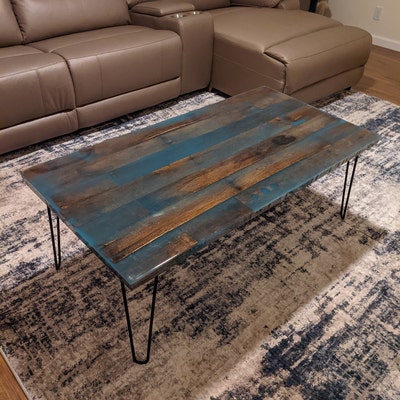 Colorful Wood Table / Arizona Sunset Table / Hand Painted - Etsy
