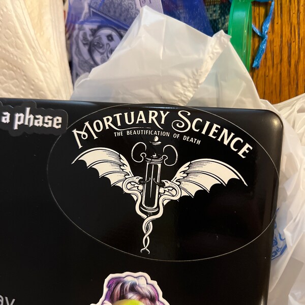 Mortuary Science Embalming Funeral Home Sticker - Etsy