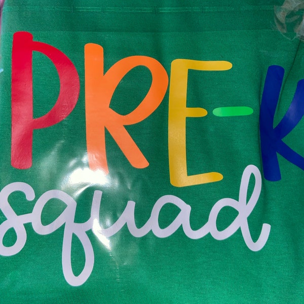 Back to School Pre-k Squad Svg Png Jpeg Dxf //cut File // Commercial ...
