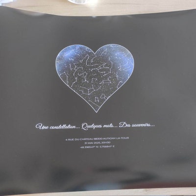 Custom Star Map, Star Map Print, Celestial Map, Sentimental Father's ...