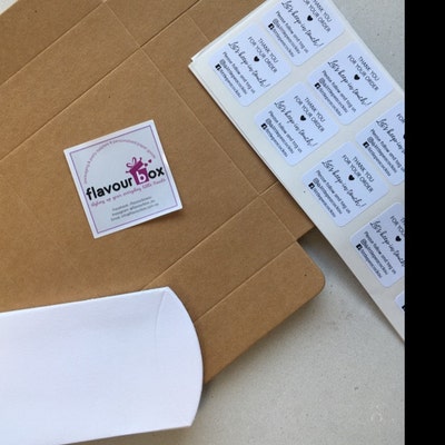 Business Stickers Small Biz Product Labels Etsy Shop Sticker Thank You ...